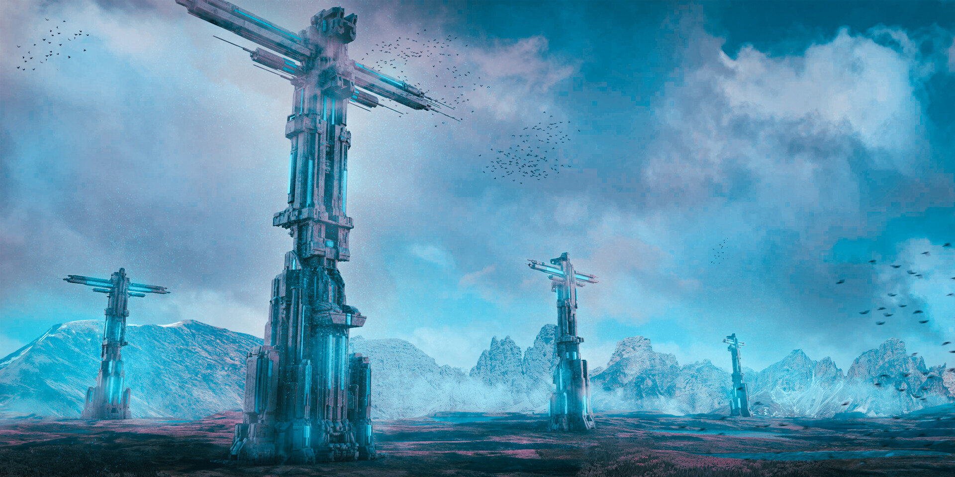 ArtStation - Massive Alien Towers