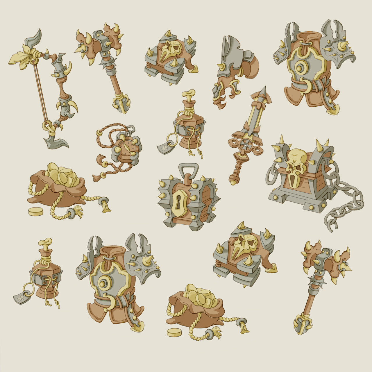 ArtStation - Set of Props