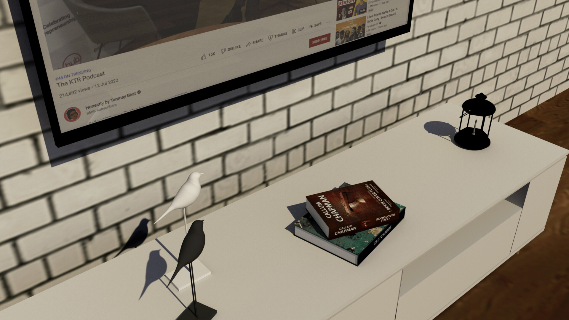 ArtStation - TV Table Setup