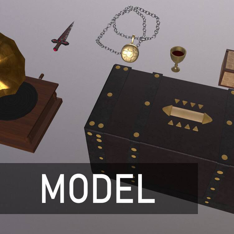 ArtStation - Story Objects - Curse of Archdale Manor