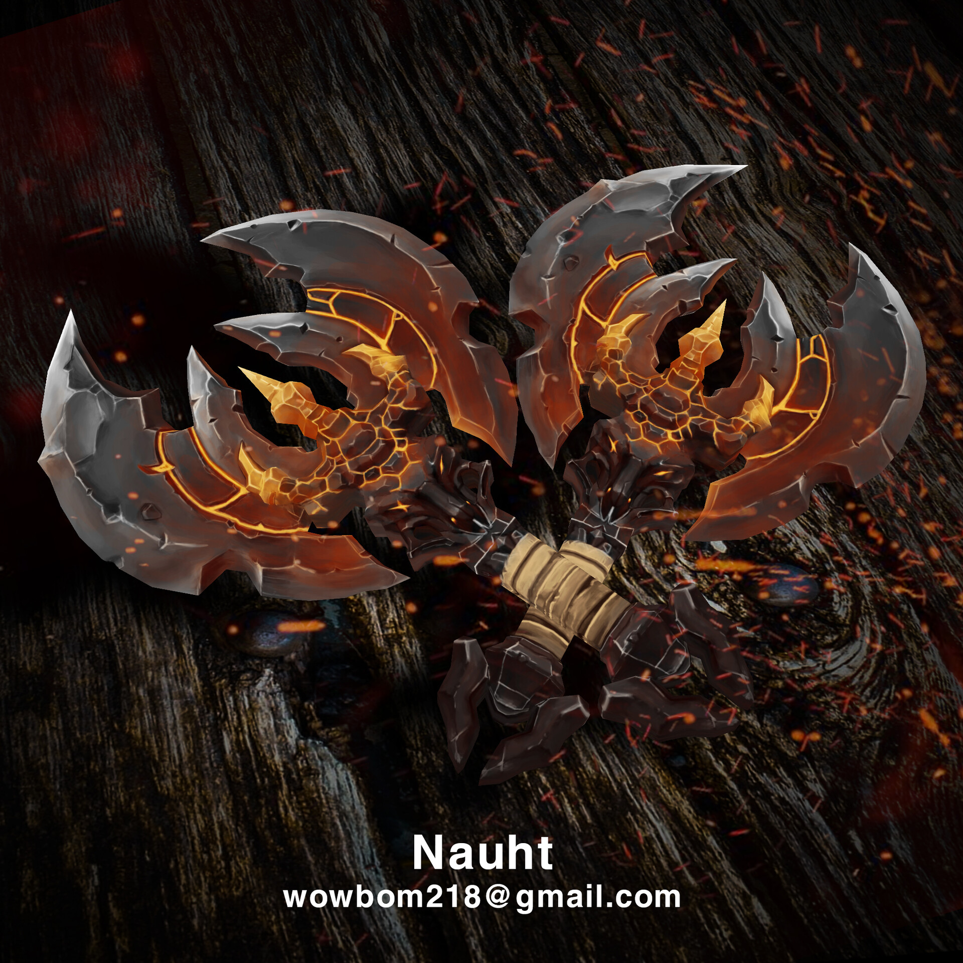 ArtStation - Demon Axe