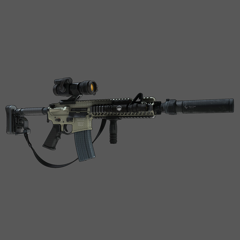 ArtStation - HK-416D