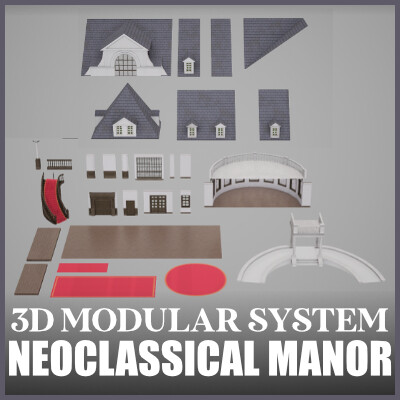 ArtStation - Modular Mansion Kit
