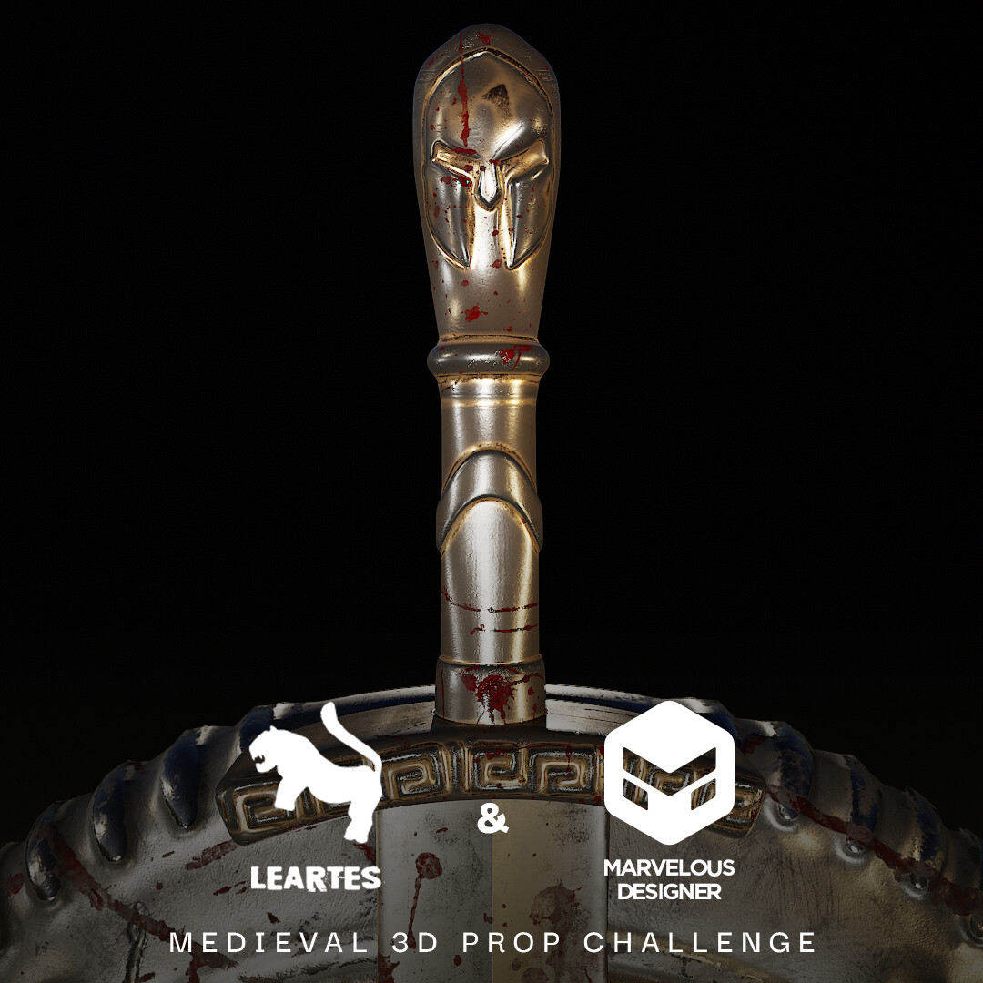 ArtStation - Sparta shield prop