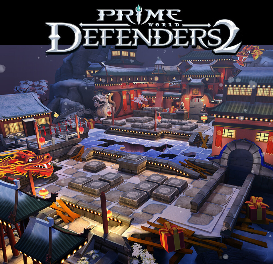 ArtStation - Location Chinese NY/ Prime World: Defenders 2\ Mobile game