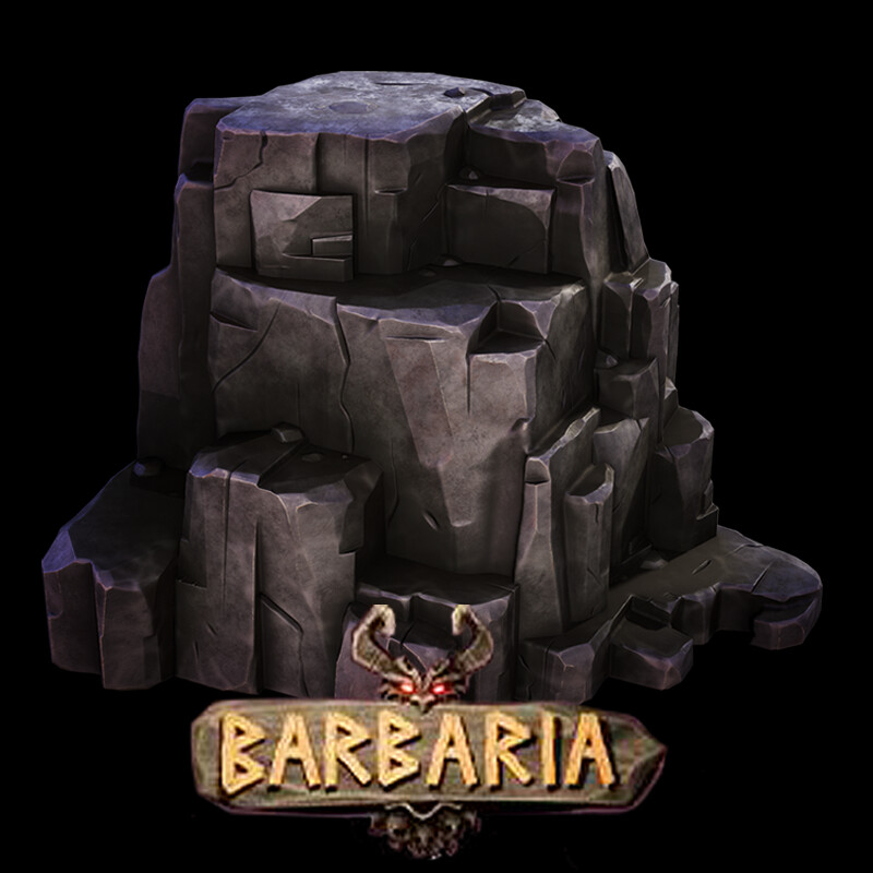 ArtStation - Rock Formation Prop - Barbaria