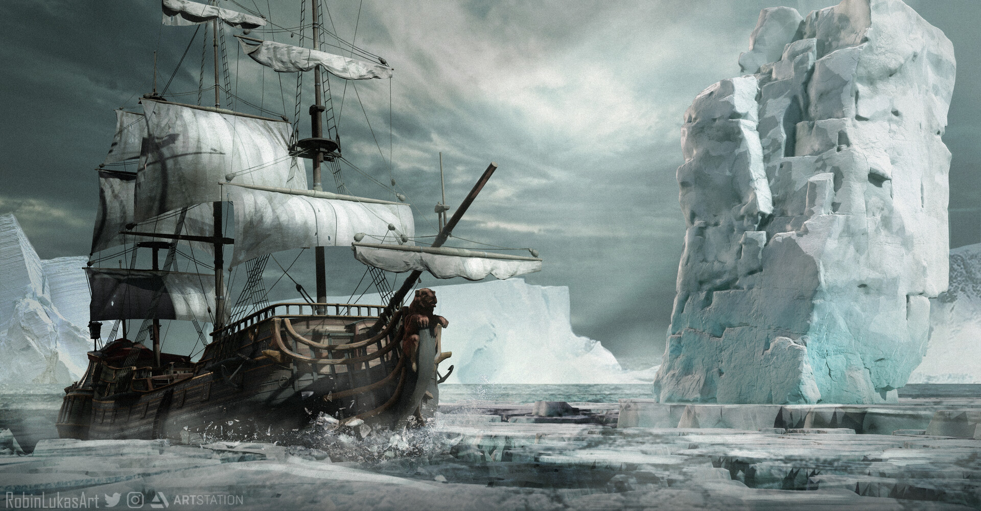 ArtStation - Frozen Voyage