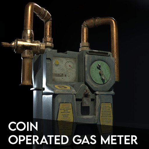 ArtStation - Coin Operated Gas Meter
