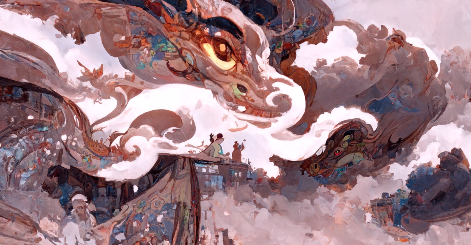 ArtStation - The dragons of Chinese ancient customs