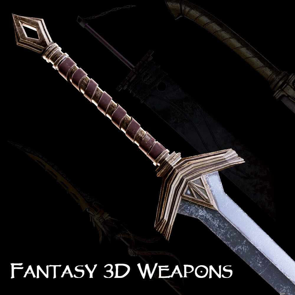 ArtStation - 3D Weapons