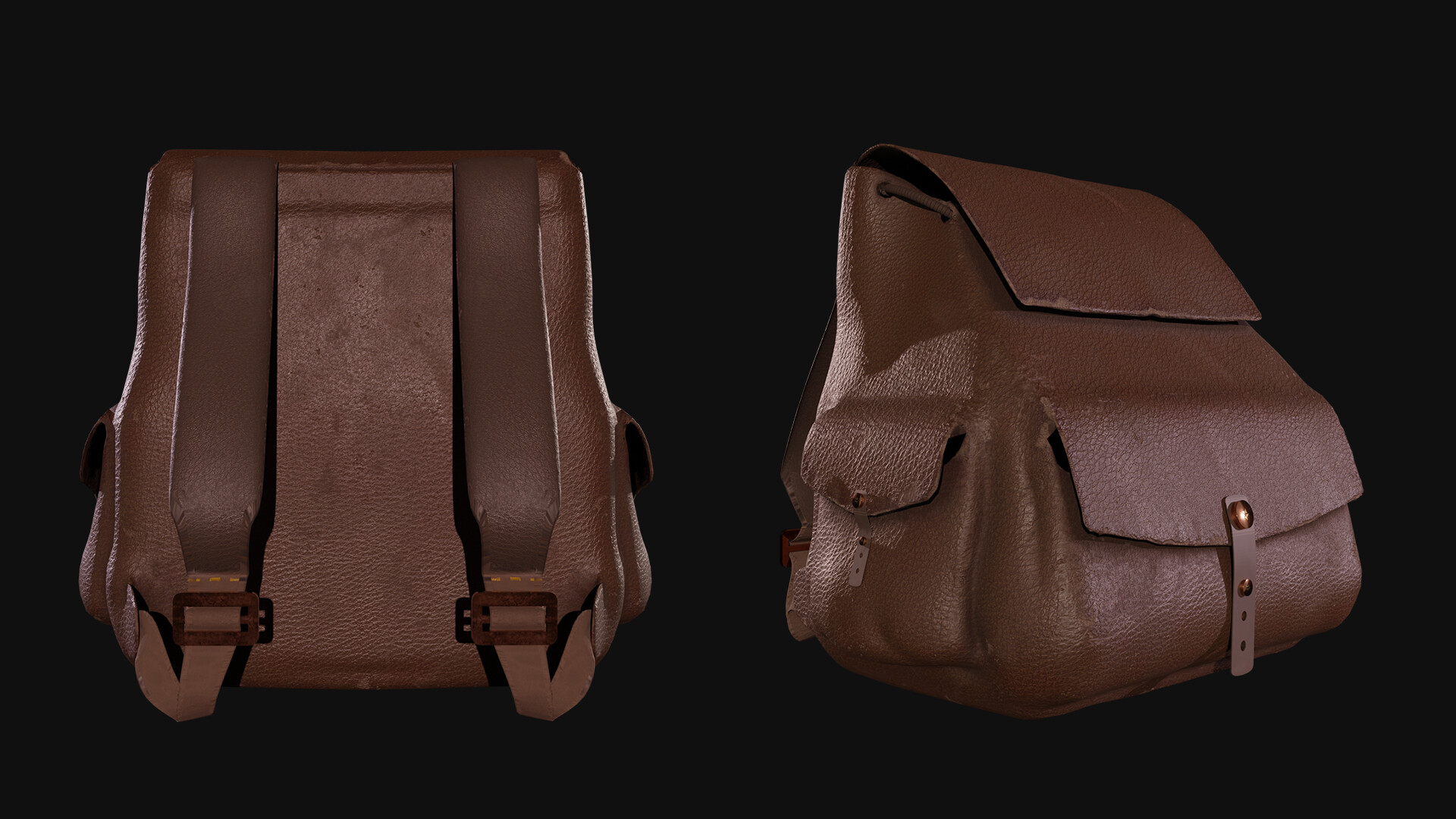 ArtStation - Old Backpack