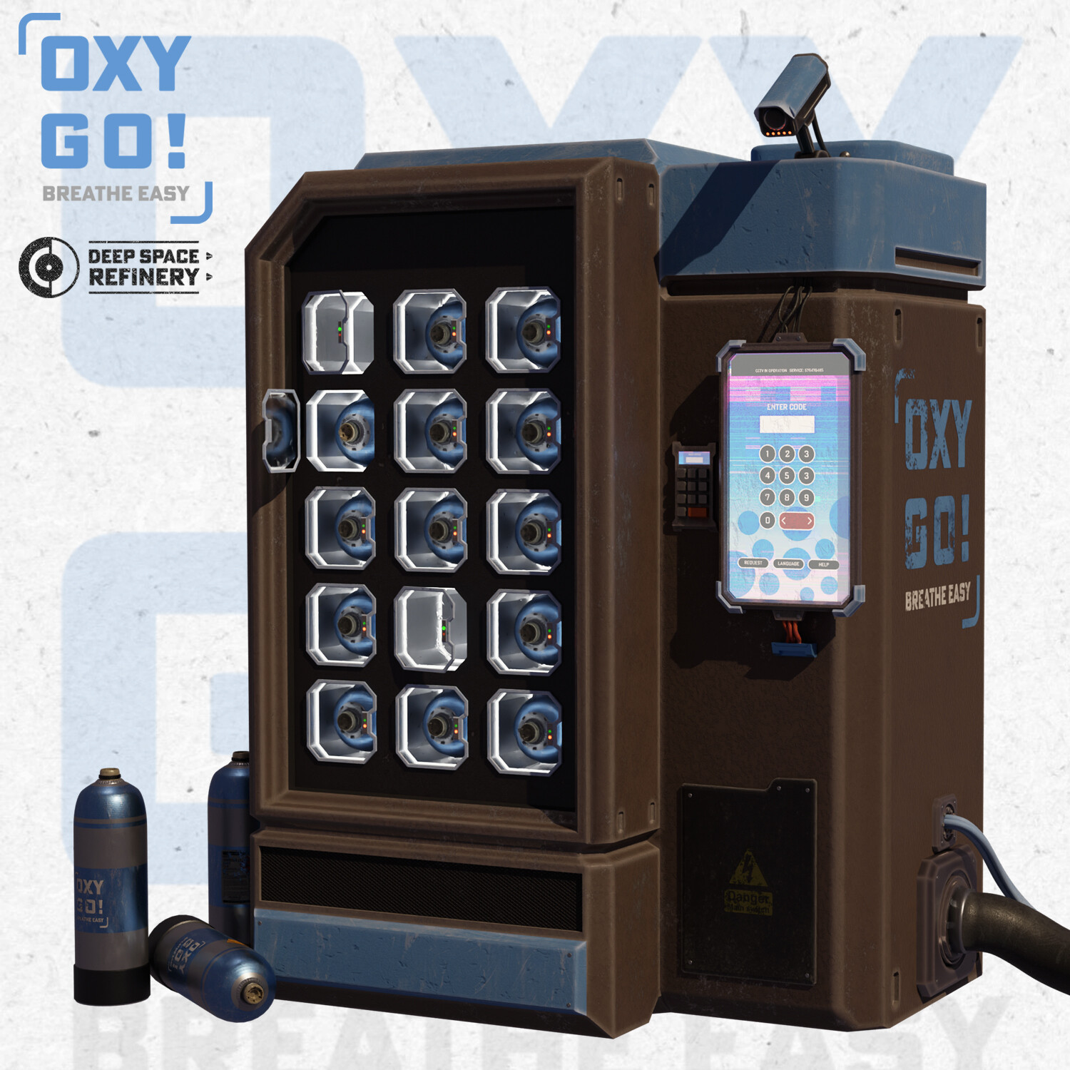 ArtStation - Oxygen vending machine