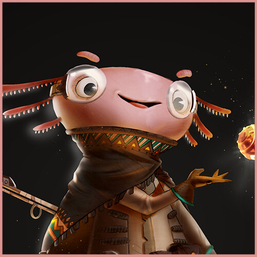 ArtStation - Axolotl Adventurer (#CDC)