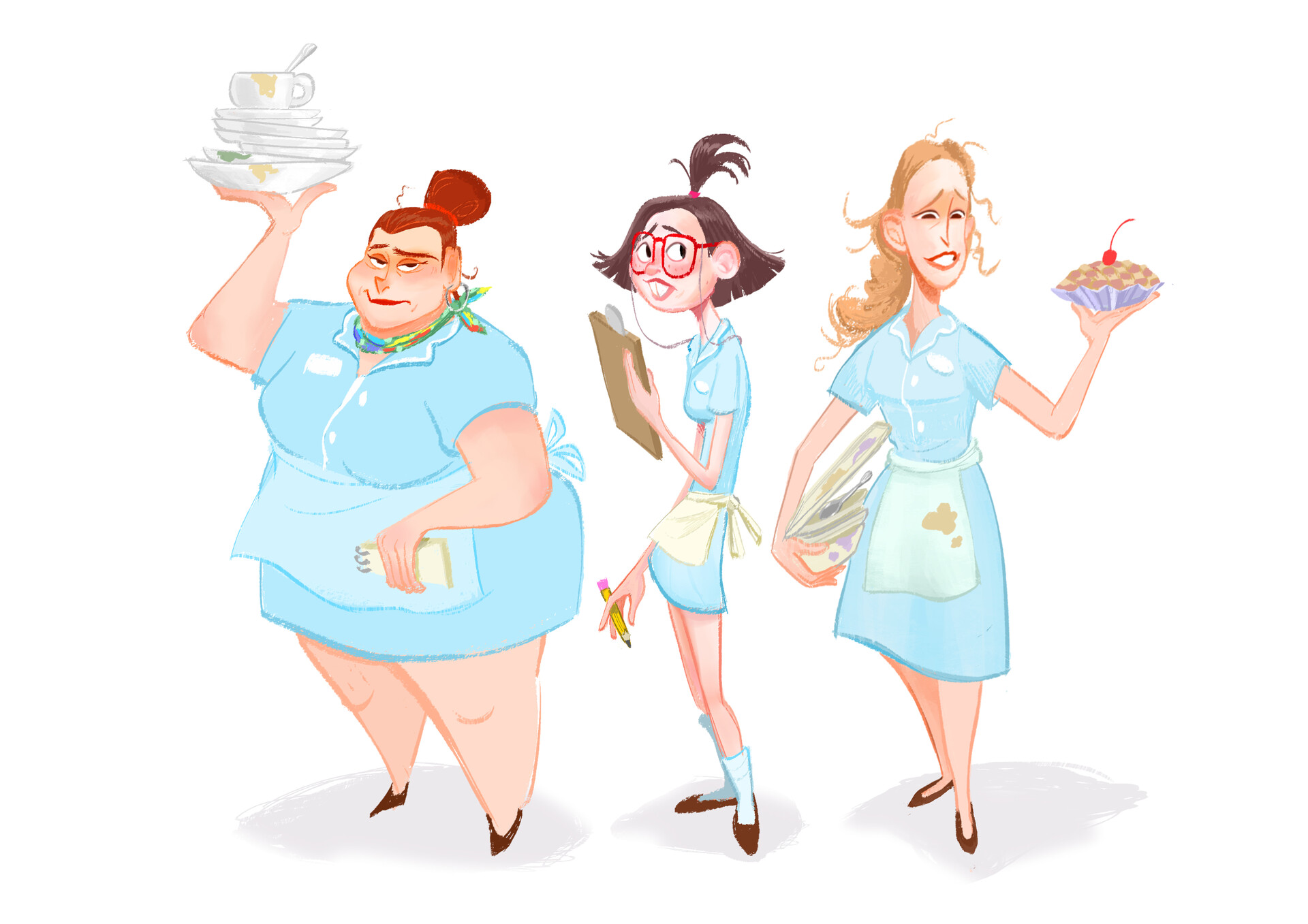 ArtStation - Waitress 🥧