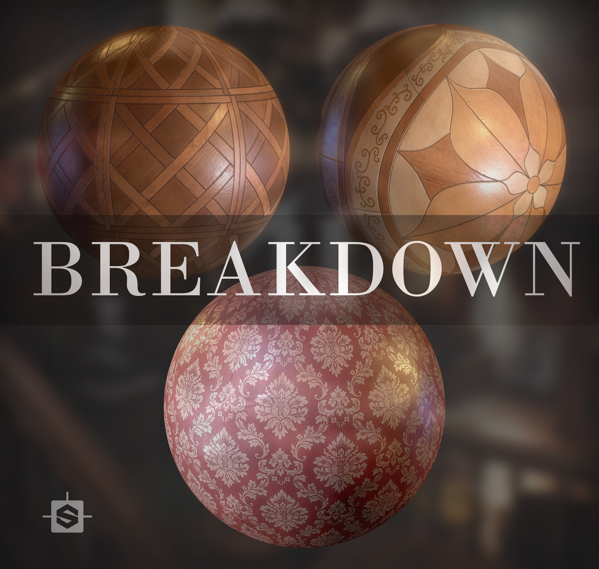 ArtStation - Breakdown: mats/props/modular pieces victorian room