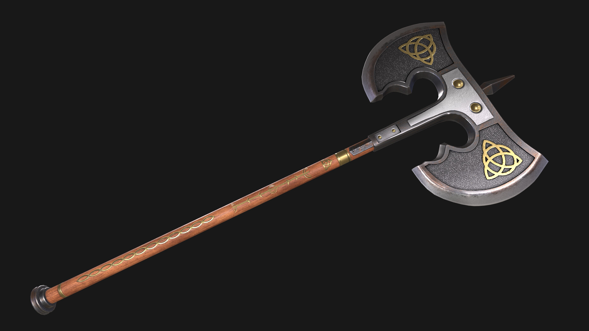 ArtStation - Weapon - Long Axe