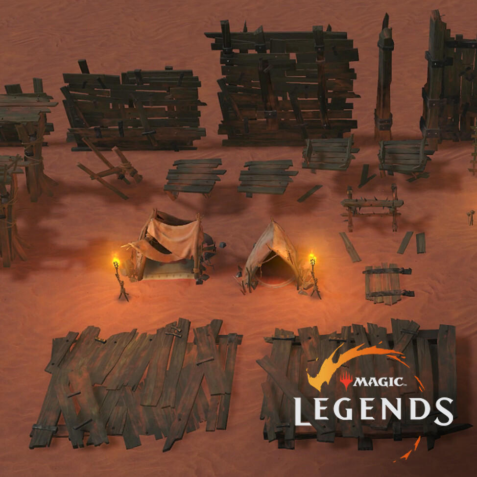 ArtStation - Magic Legends: Goblin Structure Kit