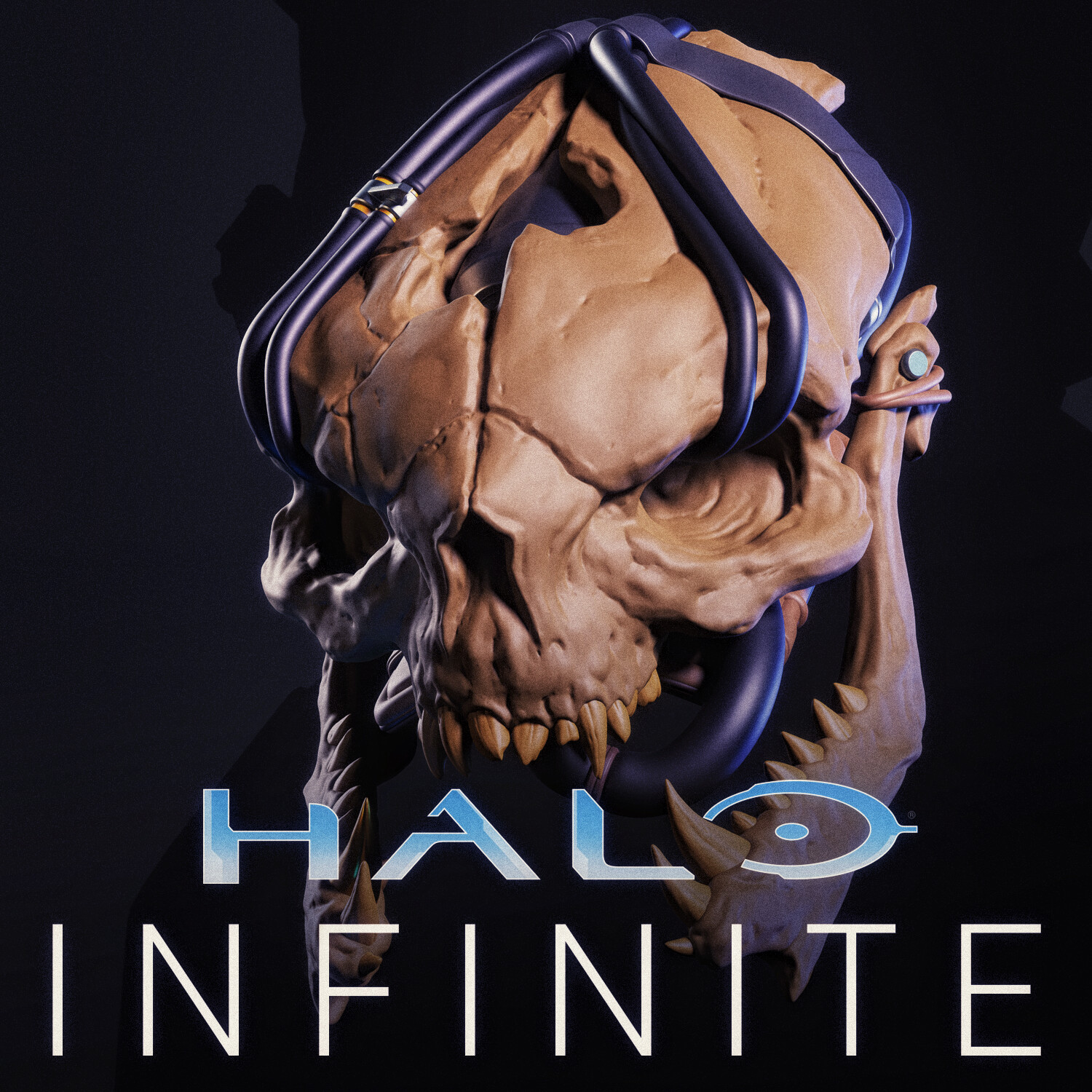 ArtStation - Halo Infinite - Skullbearer Trophy - Season 2 Lone Wolves