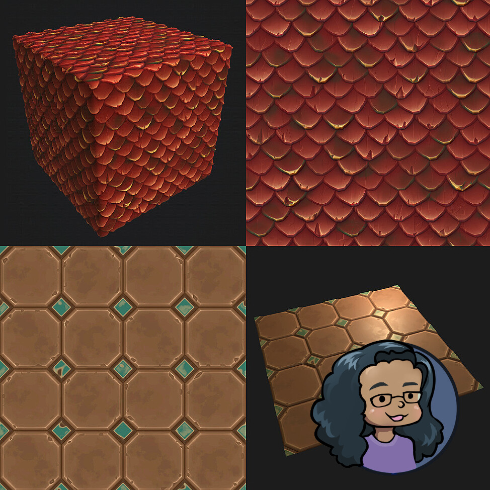 ArtStation - Stylized Substance Textures