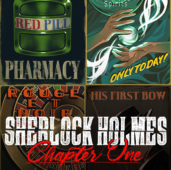 ArtStation - Posters. Sherlock Holmes Chapter One