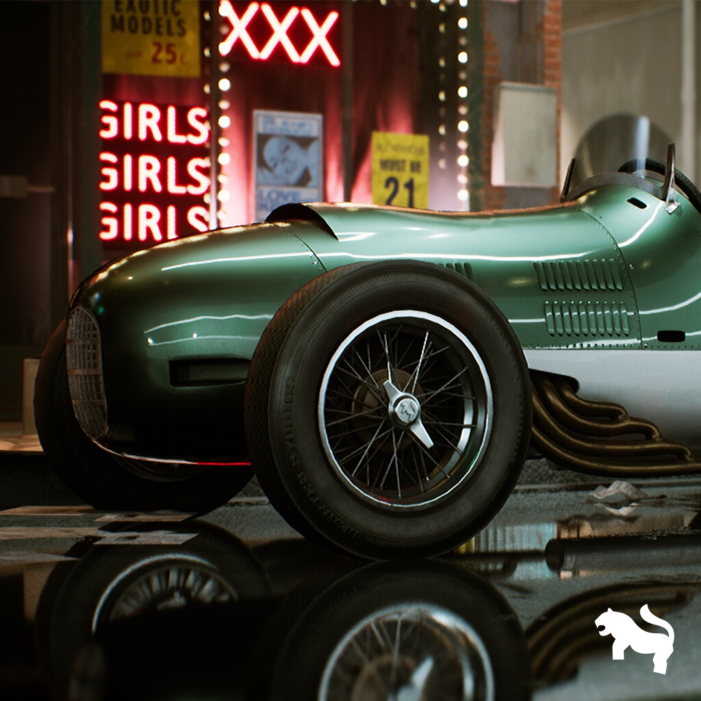ArtStation - 1950`s F1 Car / Unreal Engine