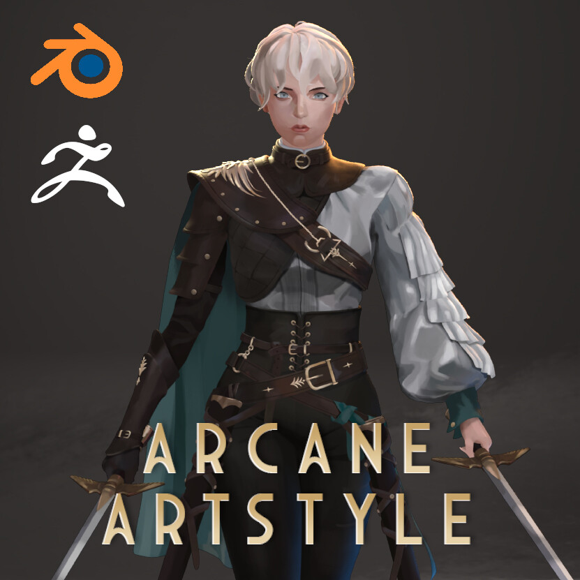 ArtStation - Two Swords - Arcane Artstyle