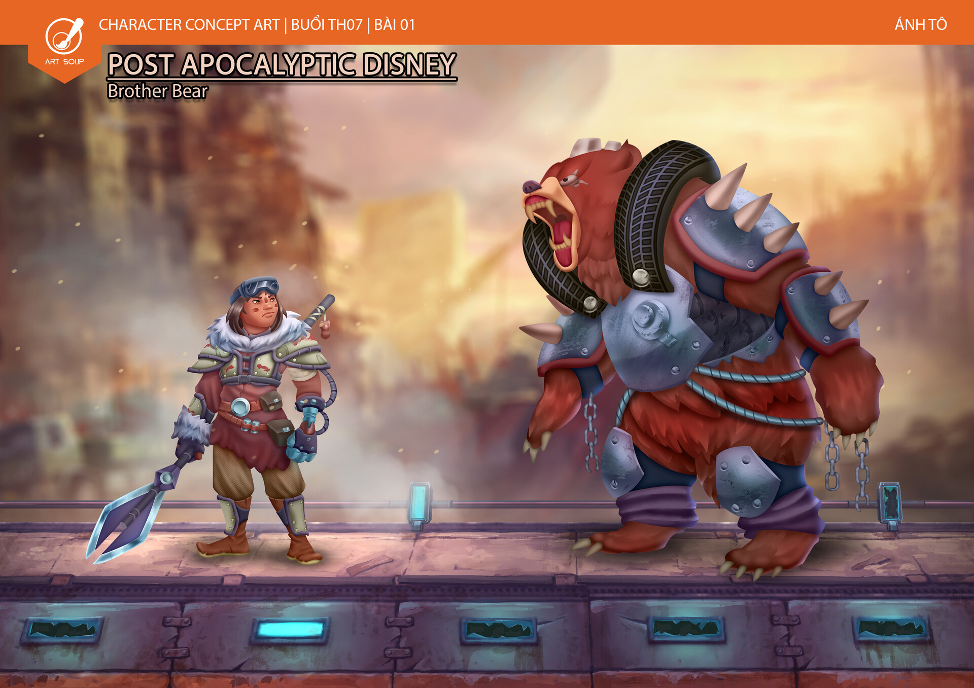 ArtStation - Character Design Concept project: SCI FI DISNEY - POST ...