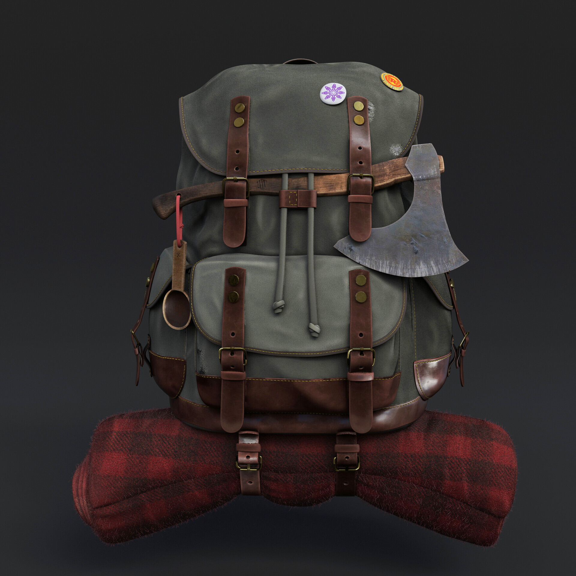 ArtStation - Lumberjack Bag