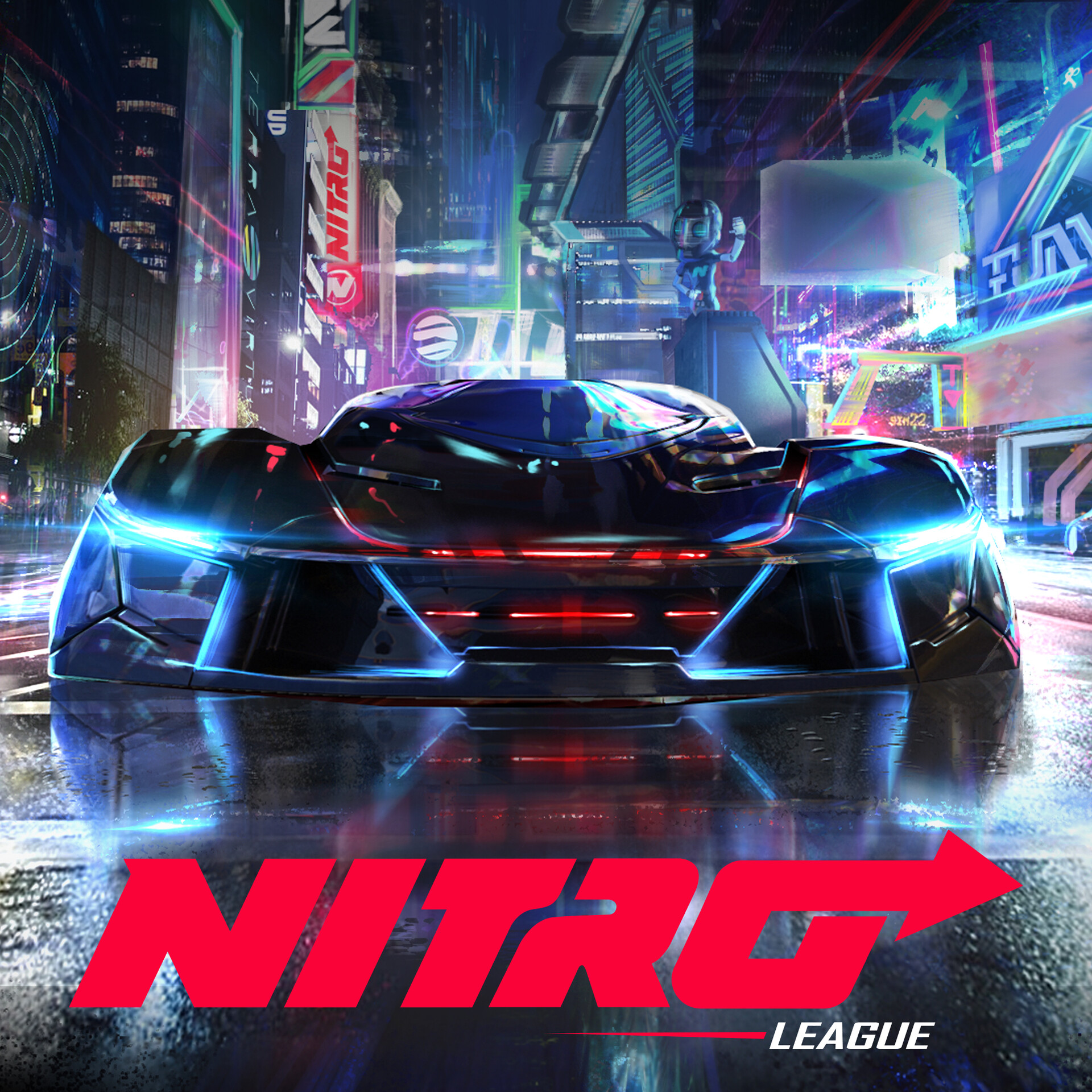 ArtStation - NITRO LEAGUE KEY VISUAL
