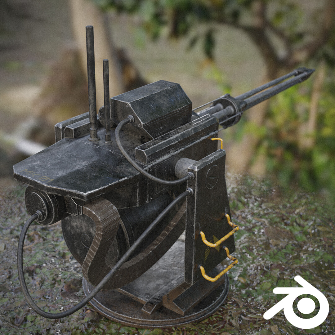 ArtStation - Forest Turret