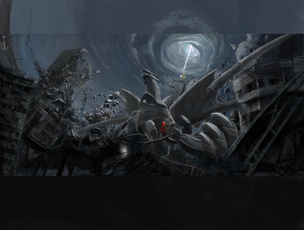 ArtStation - 【Yu-Gi-Oh!】collapse-Topologic Gumblar Dragon