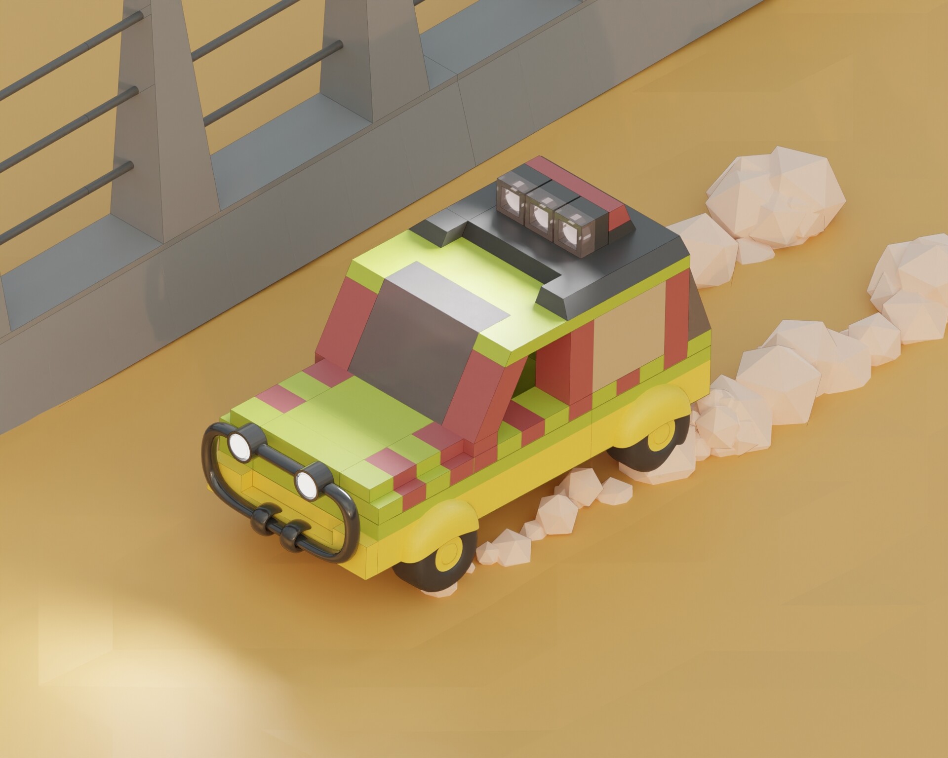 ArtStation - Tour vehicle - animation