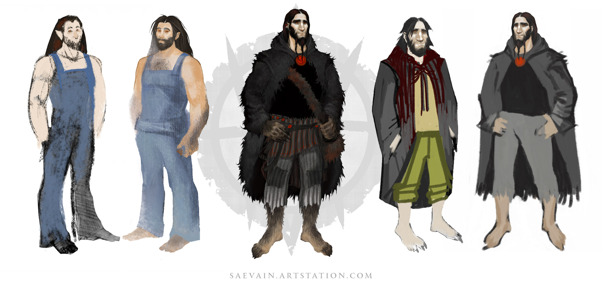 ArtStation - Wolf, the werewolf