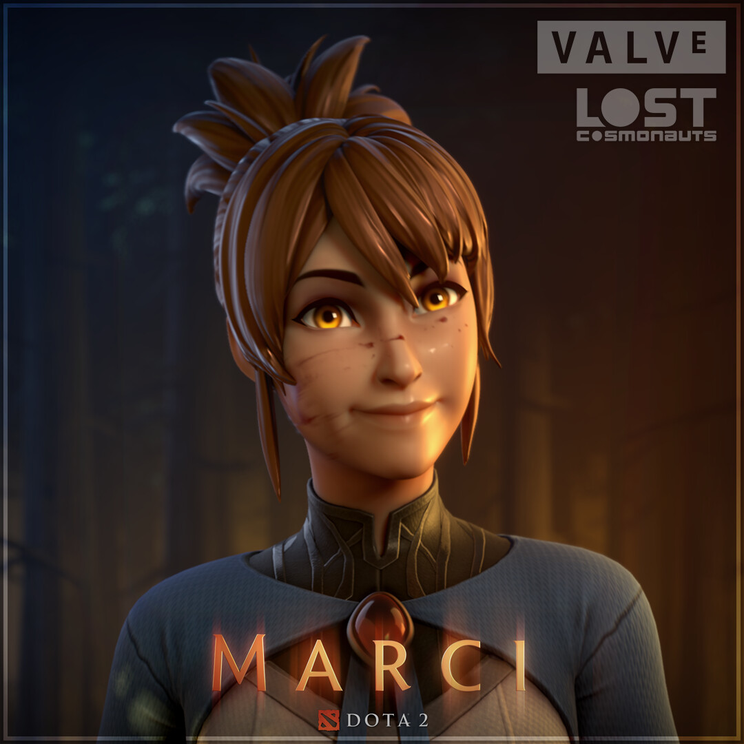 ArtStation - Dota 2 — Hero Reveal - Marci