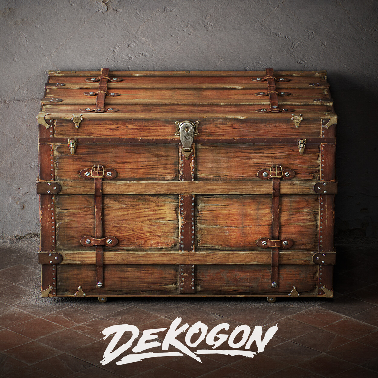 ArtStation - Dekogon: Old West (UE5) - Wooden Chest