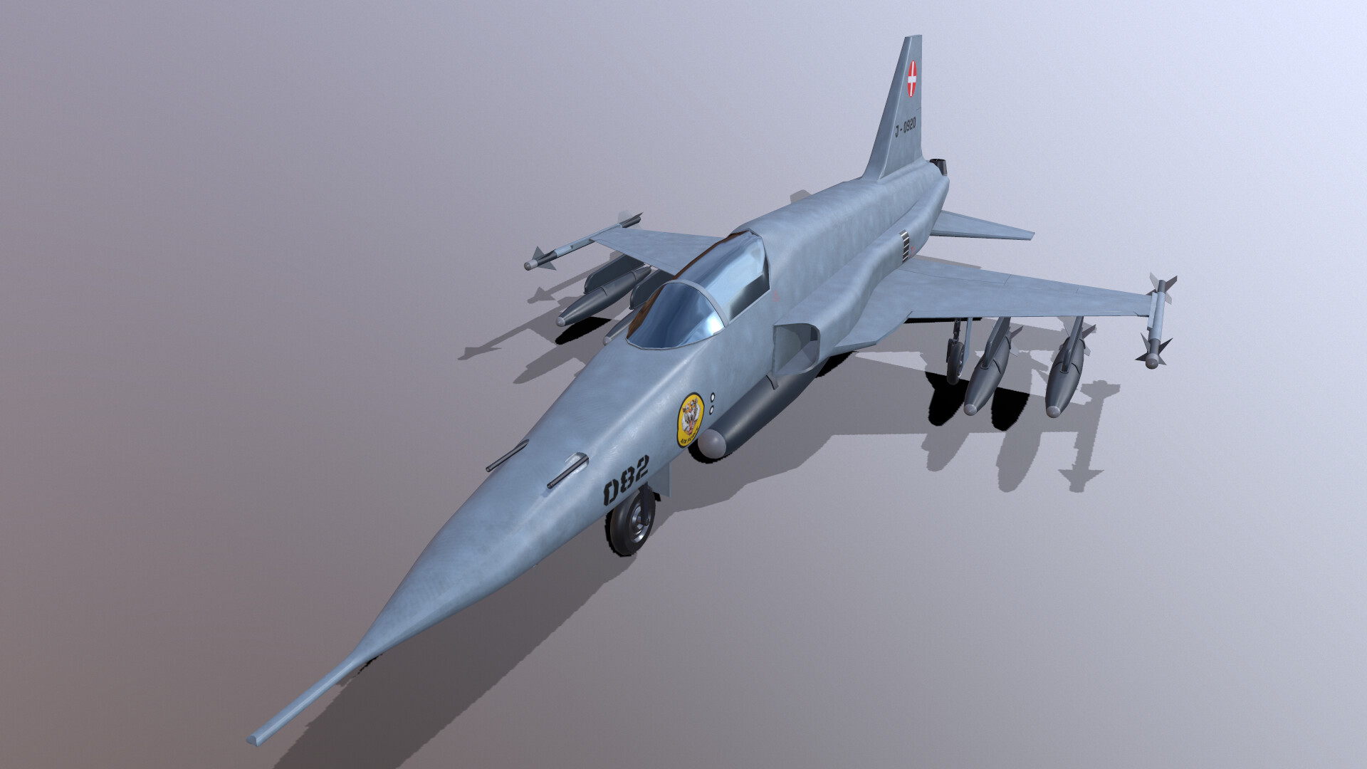 ArtStation - Northrop F5E tiger II