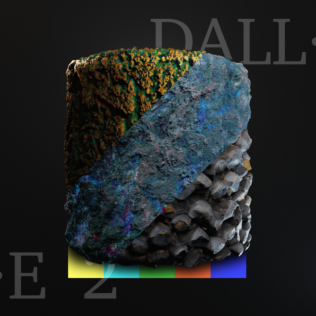 ArtStation - Alien & Otherworldly Textures with DallE2 AI
