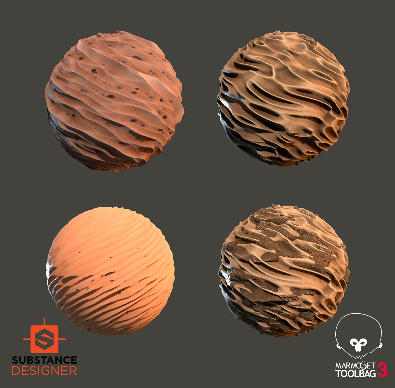 ArtStation - Stylized sand Materials
