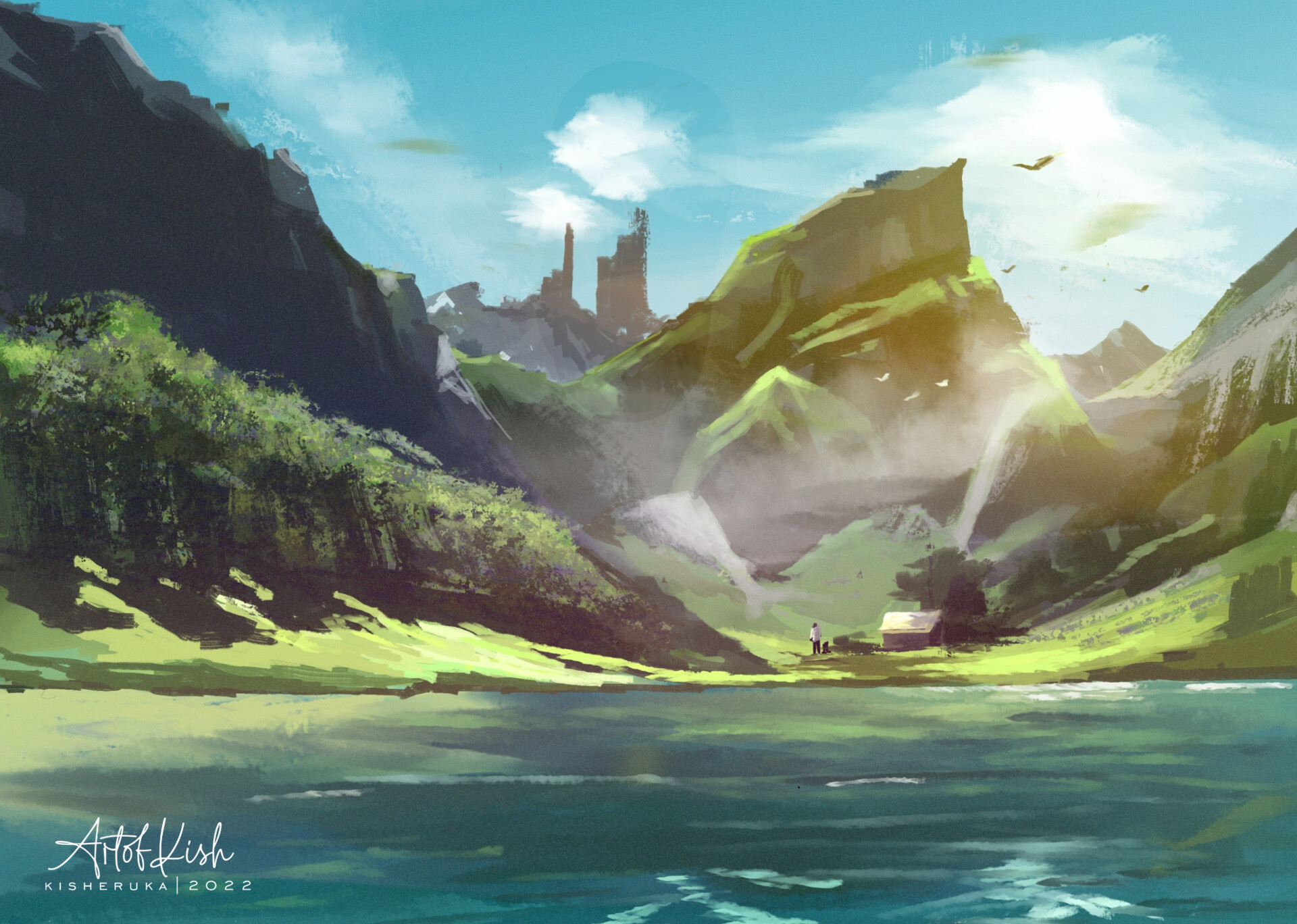 ArtStation - Conceptual Landscape Study