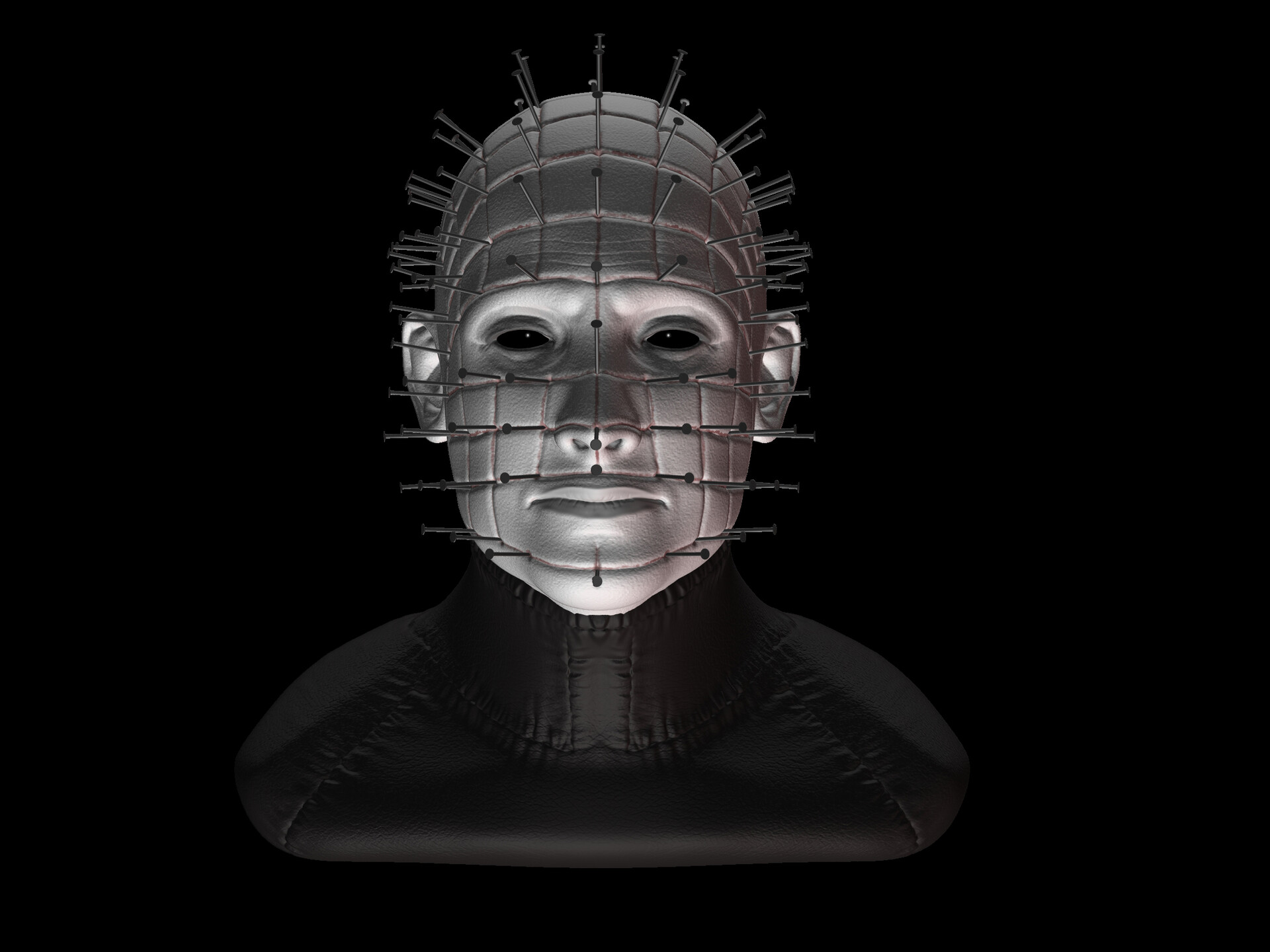ArtStation - Doug Bradley's Pinhead Bust.