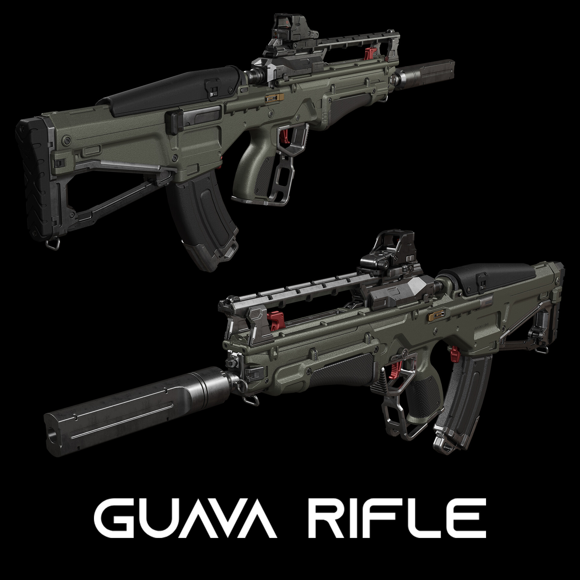 ArtStation - Guava Rifle