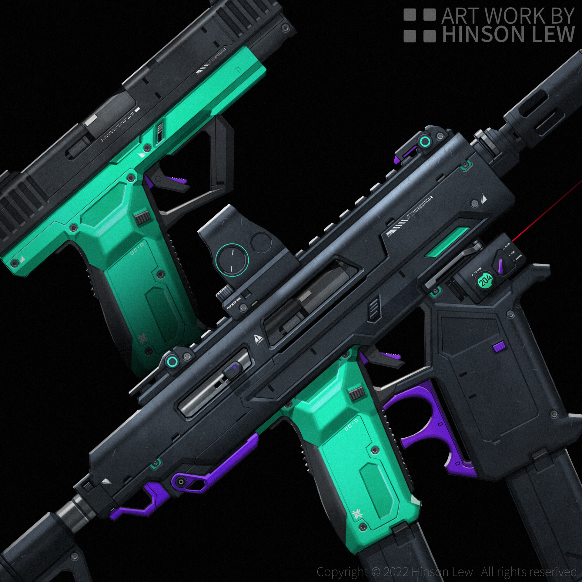 ArtStation - Sci-Fi Glock