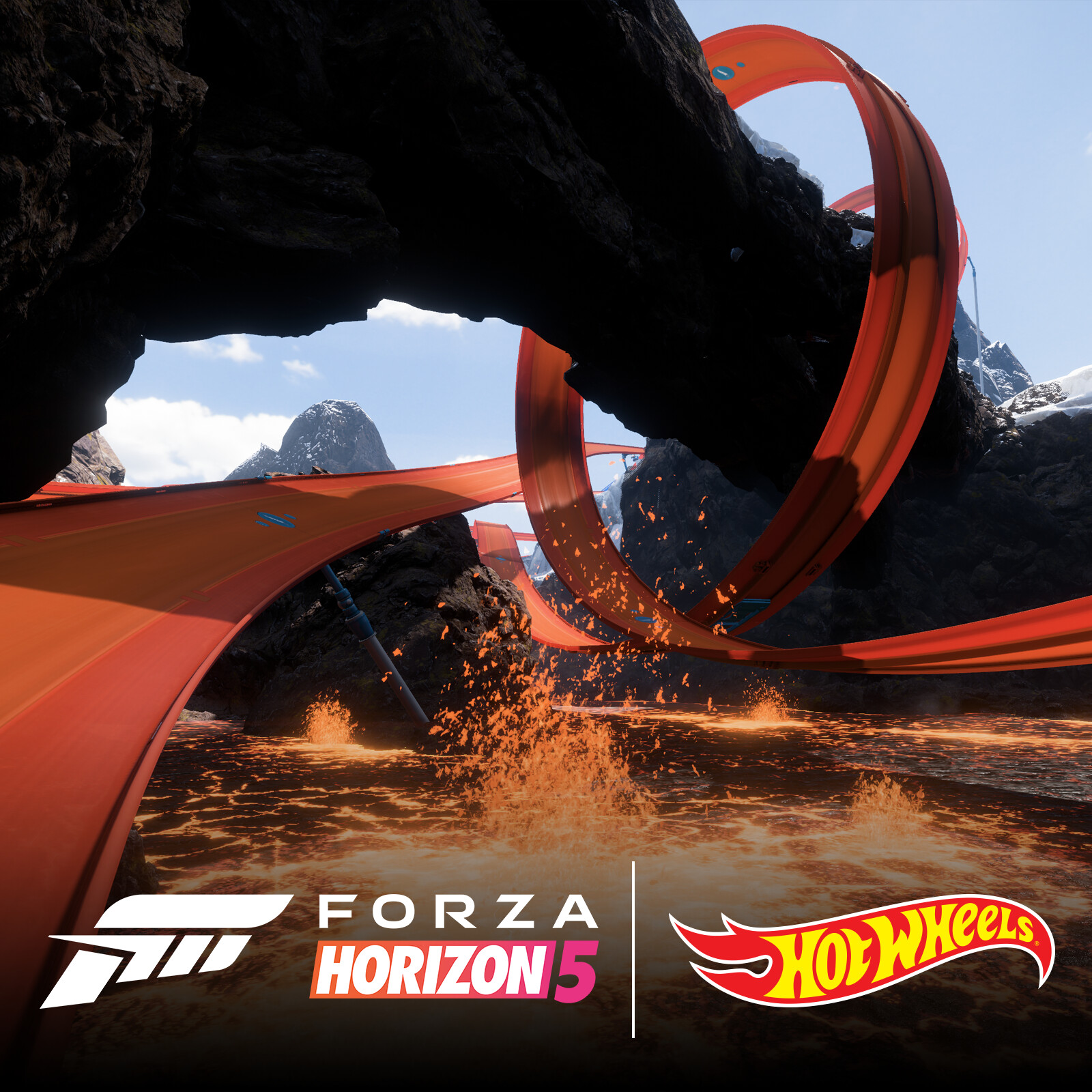 ArtStation - Forza Horizon 5 Hot Wheels DLC - Lava Geyser VFX