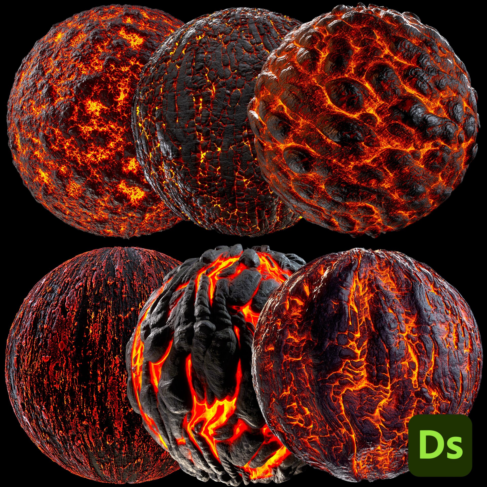 ArtStation - lava collection