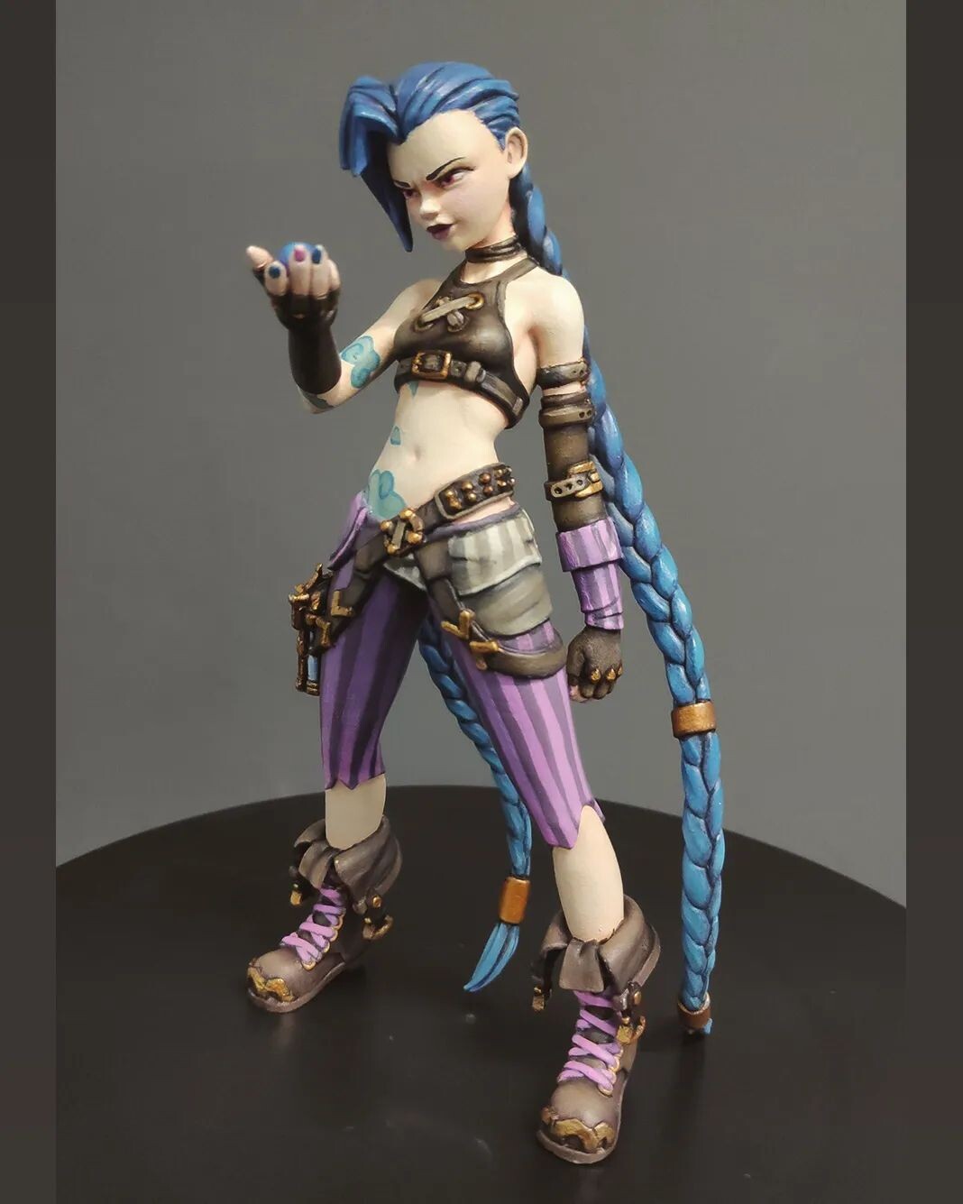 ArtStation - 3D printed & painted Jinx from Arcane Series, 2022