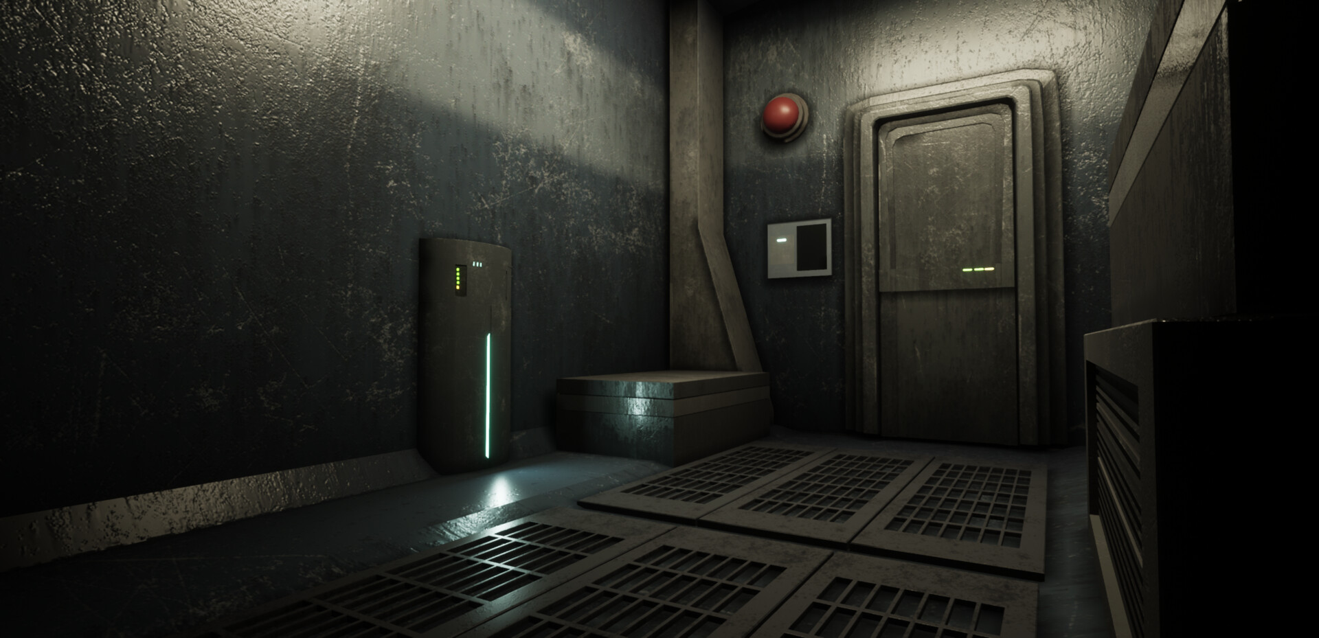 ArtStation - Sci-fi Hallway