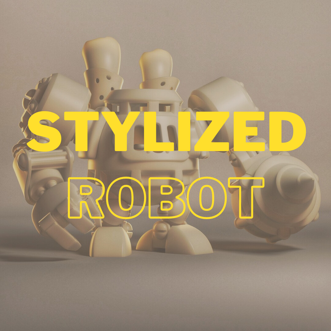 ArtStation - [WIP] Stylized Robot