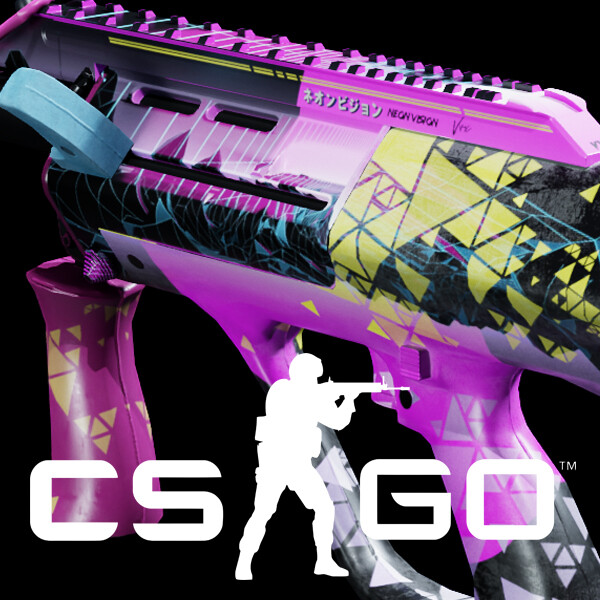 ArtStation - CSGO AUG | Neon Vision