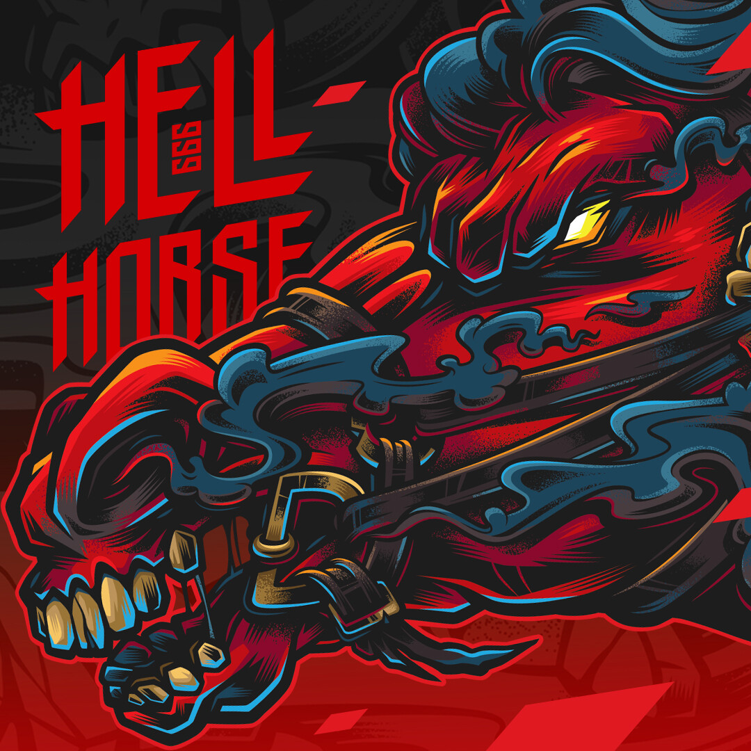 ArtStation - Hell Horse