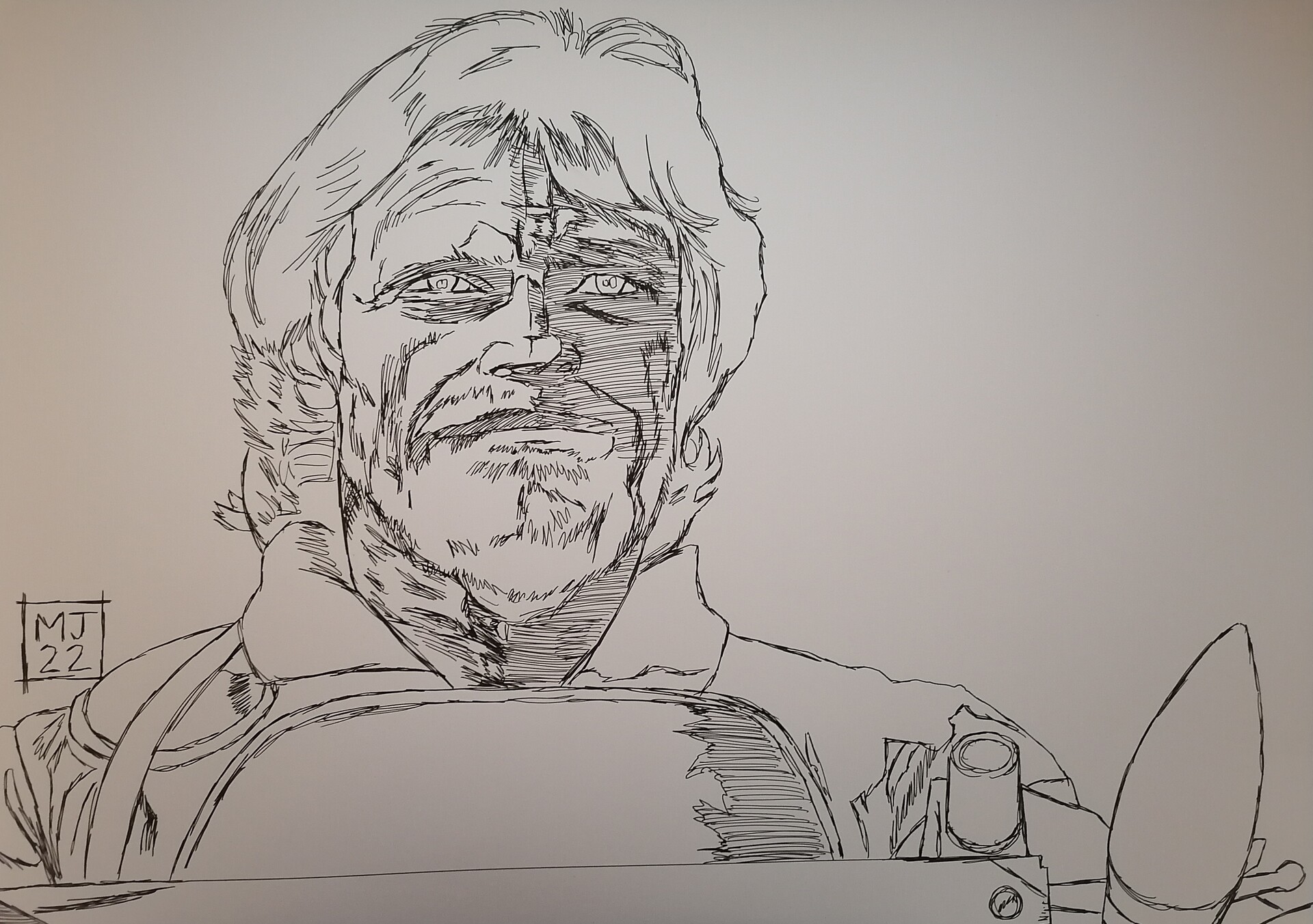 ArtStation - Chuck Norris WIP